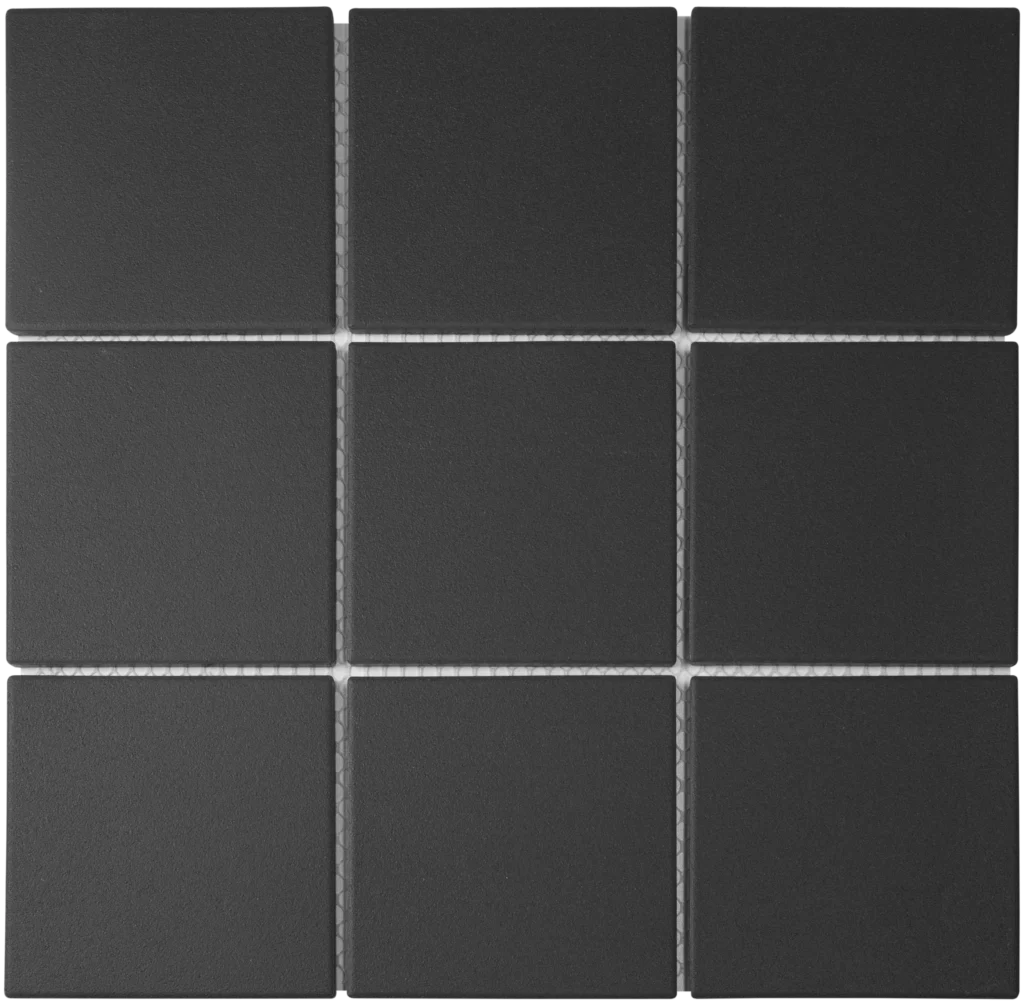 The Mosaic Factory - Black Matt R11 - Square - 95x95 - Multi Mosaics
